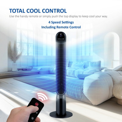 NETTA 44 Inch Tower Fan With Remote Control, Timer Quiet Cooling for ...