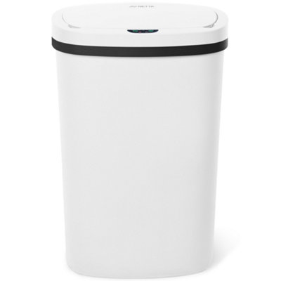 NETTA 50L Plastic Sensor Bin for Kitchen - White