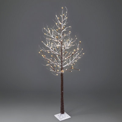 NETTA 6FT Birch Twig Tree with 160 Warm White LED Lights - Brown | DIY ...