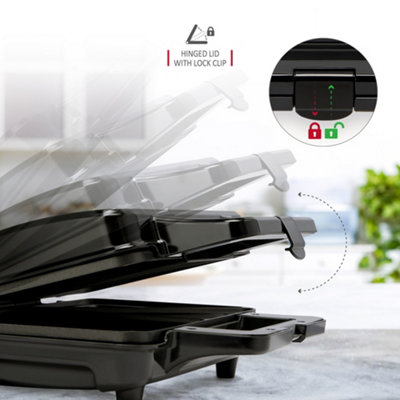 NETTA 900W Sandwich Toastie Maker - Deep Fill with Non-Stick Plates