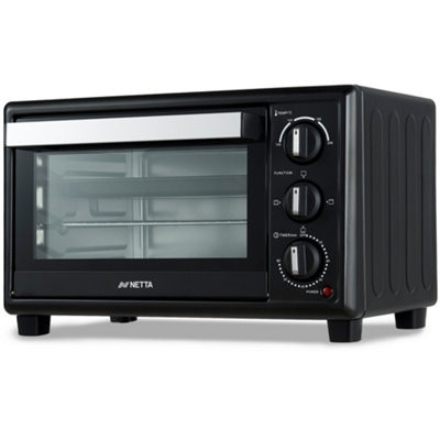 NETTA MINI OVEN 20L PORTABLE ELECTRIC GRILL - MULTI COOKING FUNCTION ...