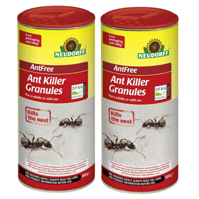 Neudorff Organic Ant Killer Granules AntFree Soluble or Solid Use 500g ...