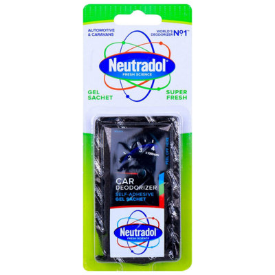 Neutradol Car Odour Destroyer Freshener Super Fresh (Pack Of 6)