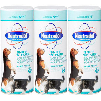 Neutradol CARPET DEODORIZER SNIF N PURR 350 g (Pack of 3) | DIY at B&Q