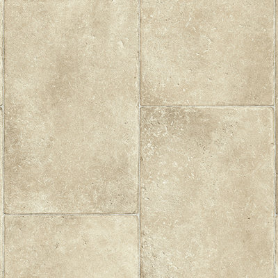 Neutral Modern Stone Effect Anti-Slip Vinyl Flooring for Bathroom ...