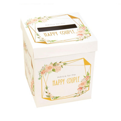 Neviti Happy Couple Post Box Gift Boxes Off White (One Size)
