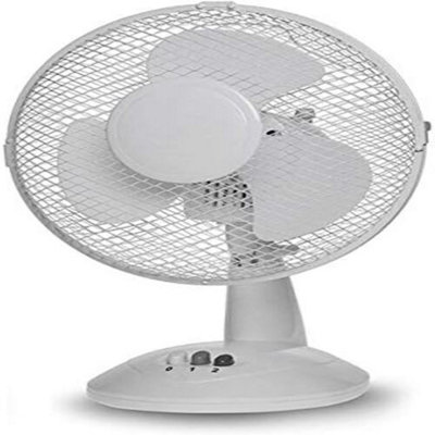 New 16" Oscillating Table Desk Fan Cooling Air 3 Speed Home Office 45W ...