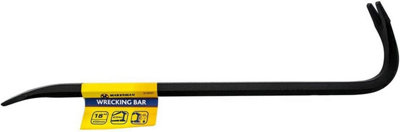 New 18 Inch Wrecking Bar Crow Lever Nail Strong Steel Swan Neck ...