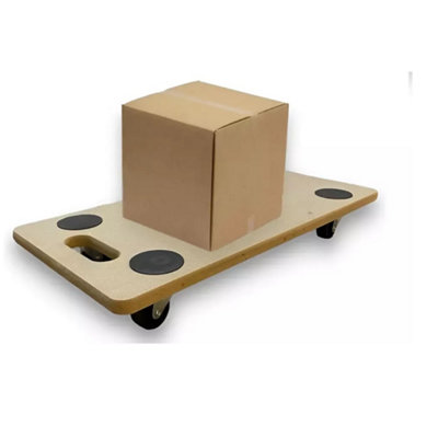 New 200kg Hand Dolly Wood Wooden Furniture Mover Trolley Cart Moving ...
