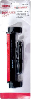 New 24 Led Rear 3rd Brake Light Universal Stick On Mount 12v Break ...