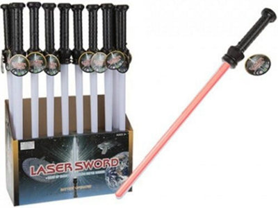 New 26 Inch Sound And Light Laser Sword Fun Kids Lightsabre Red Play ...