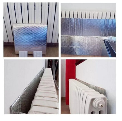 New 5M x 60cm Radiator Reflective Foil Energy Saving Insulation For All ...
