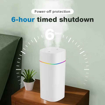 New 600ml Car Air Humidifier With Color Night Light Small Silent ...