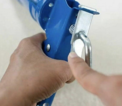 New 9 Inch Heavy Duty Caulking Gun Skeleton Dispensing With Plunger