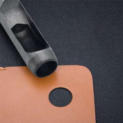 New 9pc Hollow Punch Kit Hole Cutter Puncher Tool Gasket Vinyl Craft ...