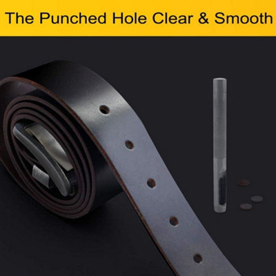 New 9pc Hollow Punch Kit Hole Cutter Puncher Tool Gasket Vinyl Craft ...