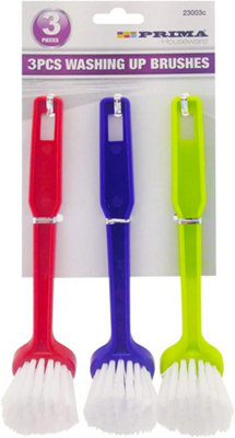 New 9pc Washing Up Brushes Dishes Scrubber Kitchen Tool Bristles Pans ...