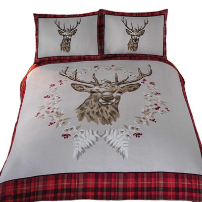 New Angus Stag Bed Cover Duvet Set
