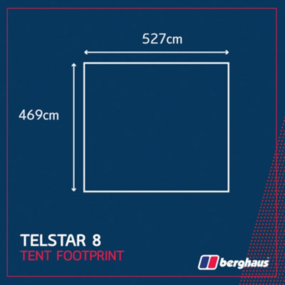 New Berghaus Telstar 8 Fire Retardant Tent Footprint