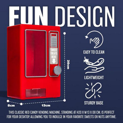 New Candy Vending Machine Retro Sweets Storage Dispenser Gumball Kid ...