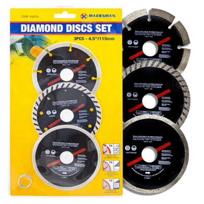 New Diamond Cutting Disc Cutter Angle Grinder Brick Stone Concrete New ...