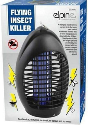 New Electronic Flying Insects Killer Fly Bug Zapper Uv Attract Light ...