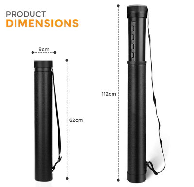 NEW EXTENDABLE WITH CARRY HANDLE PORTFOLIO TUBE STORAGE BOX DRAWING ...