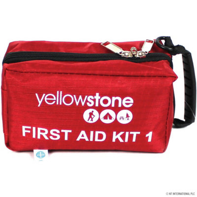 New First Aid Kit 1 Bag Safety Bag Medical Emergency Plasters Bandages ...