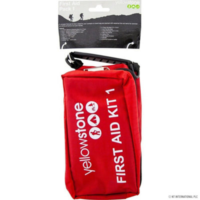 New First Aid Kit 1 Bag Safety Bag Medical Emergency Plasters Bandages ...