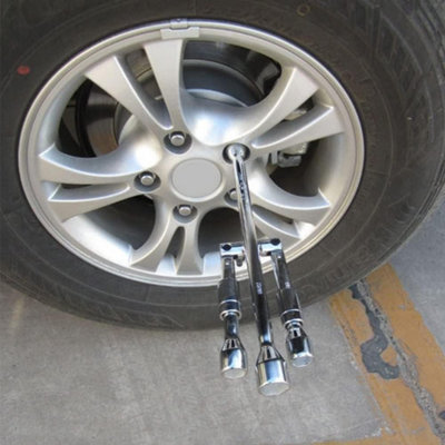 New Folding 4 Way Cross Wheel Wrench Spanner Car Brace 14 Inch 350mm