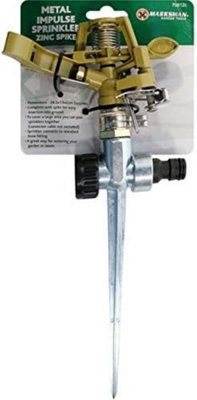 New Garden Impulse Spike Water Sprinkler Lawn Grass Watering Flowers ...