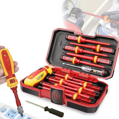 NEW Insulated Electrician Screwdriver Set Pozi Philips Flat Torx ...