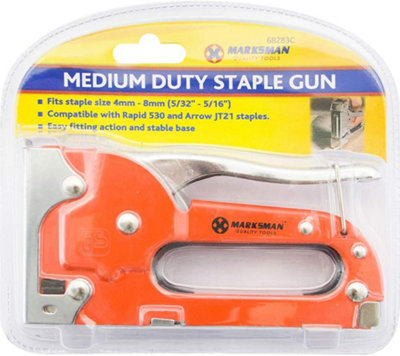 New Light Duty Medium Staple Gun Nails Diy Tacker Craft Staples Metal Tool