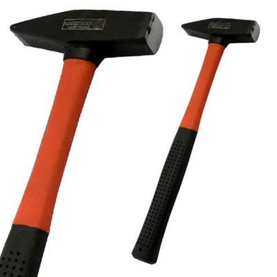 New Machinist Hammer With Fiberglass 300g Handle Grip Diy Hand Tool ...