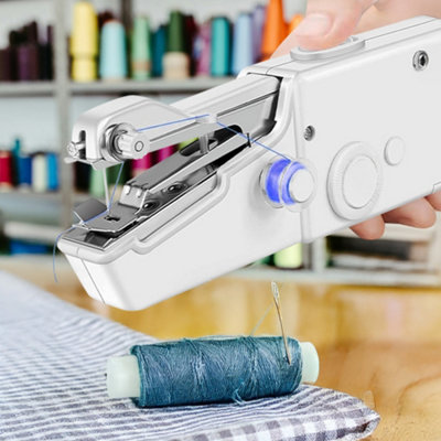 New Mini Electric Hand Held Portable Sewing Machine Stitch Cordless ...