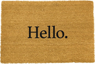 New Modern Hello Dot Doormat