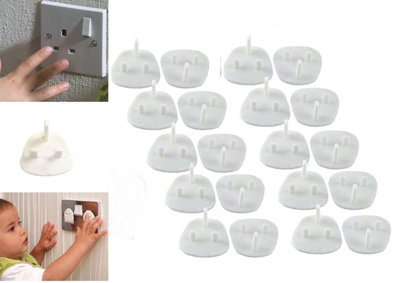NEW - Pack of 12 White Socket Covers - Child Safety Plug Covers - Easy ...
