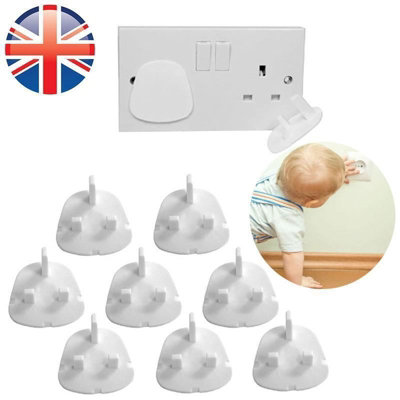 NEW - Pack of 12 White Socket Covers - Child Safety Plug Covers - Easy ...