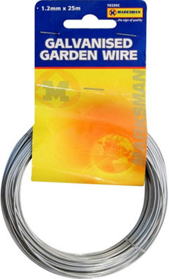 New Pack Of 2 Metal Galvanised Garden Wire Strong Plant Support | DIY ...