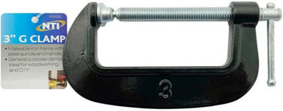 New Set Of 2 Heavy Duty G Clamp Iron Clamps Wood Working Welding ...