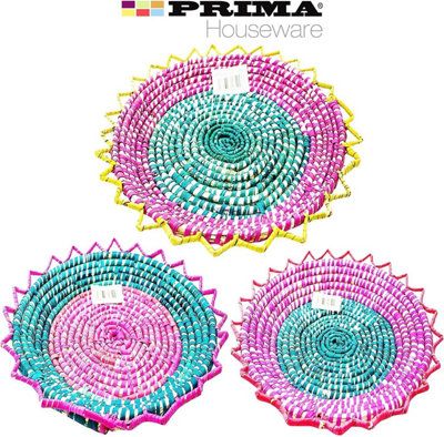 New Set Of 2 Traditional Chaba Roti Naan Chapati Basket Changaer ...