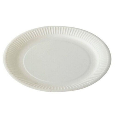 New Set Of 30 Paper Plates 7 Inch Disposable Party Bbq Wedding ...