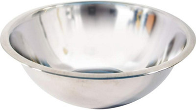 New Set Of 4 28cm Stainless Steel Deep Mixing Bowl Cooking Kitchen ...