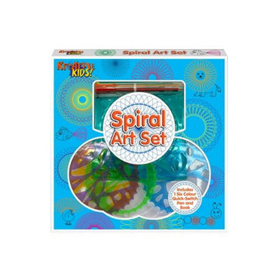 New Spiral Art Set Stencil Creative Drawing Kids Fun Creative Activity ...