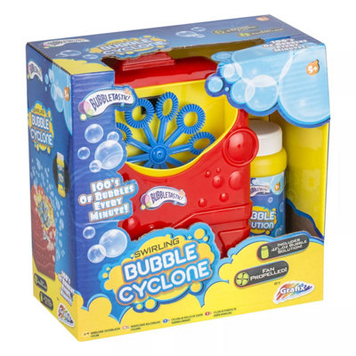 New Swirling Bubble Cyclone Machine Set Kids Fun Outdoor Garden Toy Party