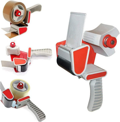 New Tape Gun Dispenser Diy Grip Handle Packing Parcel Tape Holder Heavy ...
