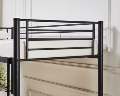 Newby Industrial Metal Bunk Bed Black