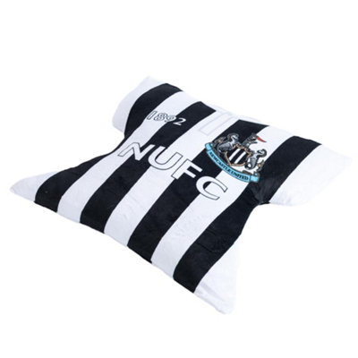 Newcastle United FC 1892 Football Shirt Filled Cushion White/Black ...