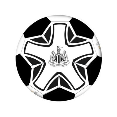 Newcastle United FC Mini Soft Football Black/White (4)