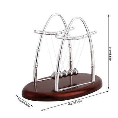 Newton's Cradle Steel Balls:Physics Desk Toy and Pendulum Ornament
